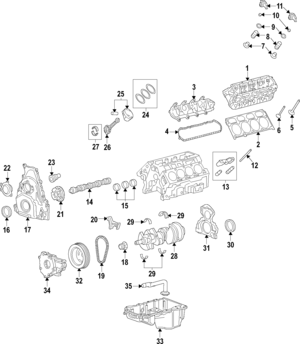 2019-2023 GM Overhead Valve Camshaft 12664912 | OEM Parts Online