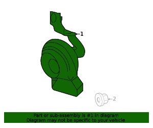 190-542-02-00 - Horn 2017-2021 Mercedes-Benz | Mercedes-Benz USA Parts