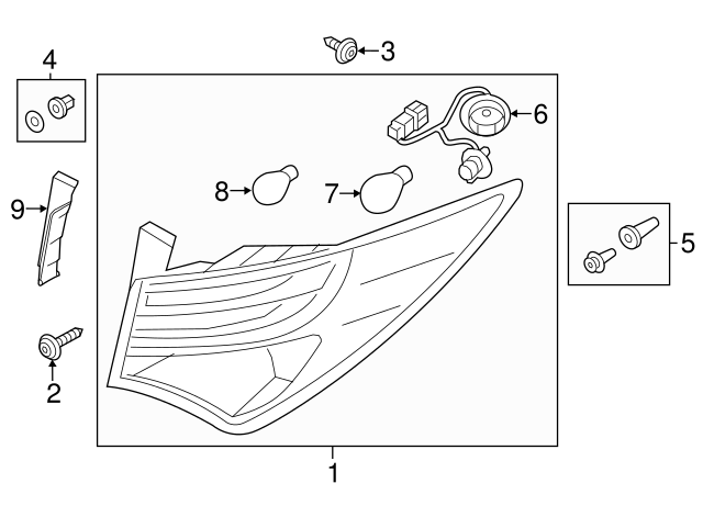 2013-2018 Hyundai Santa Fe Sport Socket & Wire 92480-4Z000 | OEM Parts ...