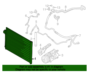 64-50-9-239-992 - A/C Condenser 2007-2019 BMW | Braman BMW & MINI Parts