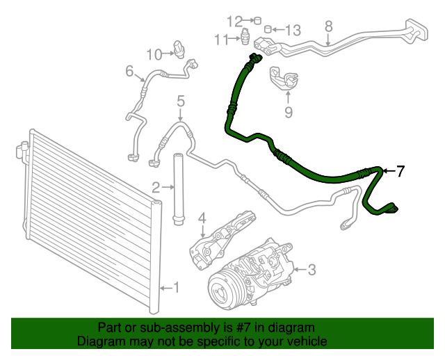 64-50-9-271-896 - Suction Pipe - 2014-2018 BMW | BMWPartsHub