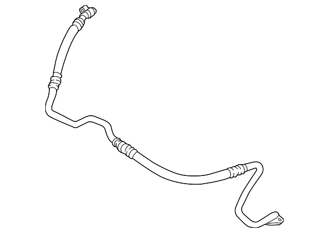 64509268482 - 2016-2018 BMW X5 A/C Refrigerant Suction Hose (64-50-9 ...