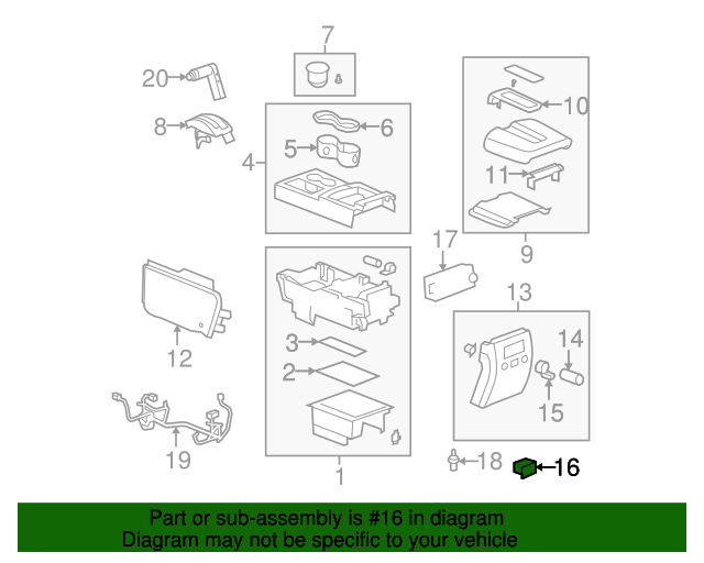 15886277 - Heater, Air Conditioning, and Radio Control Module 2007-2014 ...