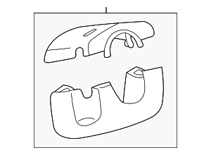 2001-2005 Pontiac Grand Am Cover Pkg Strg Col Tr *Ebo 22626260 ...