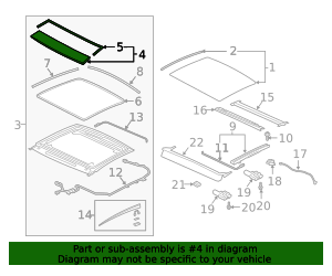 4K8-877-055-B - Front Glass 2019-2024 Audi | Audi OEM Parts