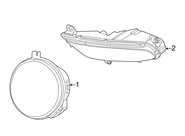 2015-2020 Chrysler 300 Fog Lamp Assembly - Driver's Side (LH ...