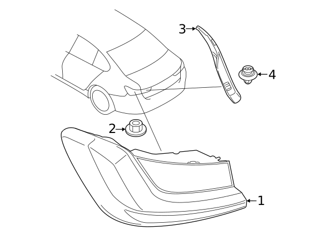 51137065607 - 2006-2023 BMW Finish Panel Clip (51-13-7-065-607) | BMW ...