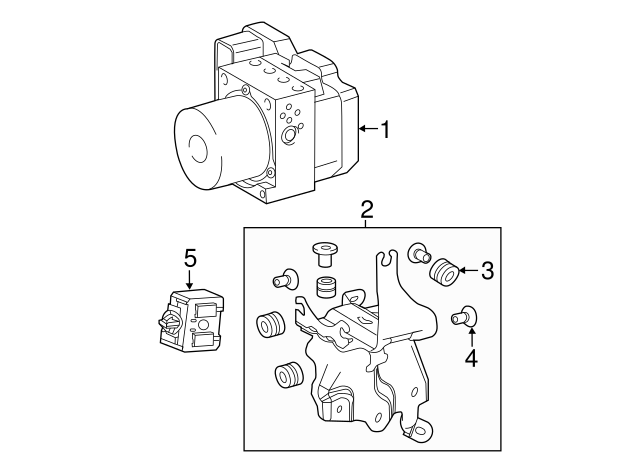 2020-2021 Lexus NX300 Modulator Valve 44050-78230 | OEM Parts Online