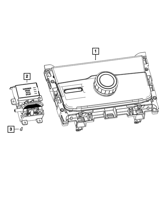 MOPAR TRANSMISSION SHIFTER - 68423715AK - 68423715AK | Mopar Online Parts