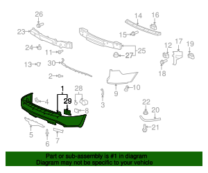 2009-2012 Chevrolet Traverse Anthracite Rear Lower Bumper Cover ...