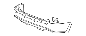 2009-2012 Chevrolet Traverse Anthracite Rear Lower Bumper Cover ...
