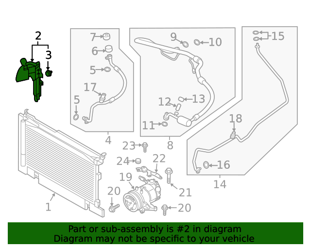 73233SJ010 - Air Guide - 2019-2021 Subaru Forester | World OEM Parts Subaru