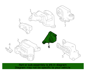 2019-2024 Nissan Altima Rear Mount Bracket 11332-6CB0A | Team Nissan Inc.
