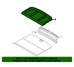 2021-2023 Kia Seltos Cargo Cover 85930-Q5000WK | Kia Automotive Parts