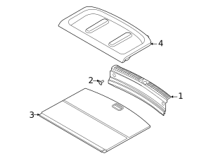 2021-2023 Kia Seltos Cargo Cover 85930-Q5000WK | Kia Parts Fast