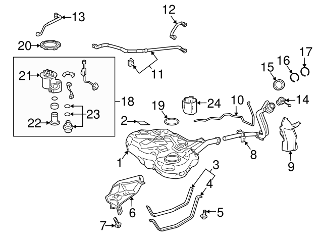 2010-2015 Toyota Shield 77641-47020 | Toyota Parts Center