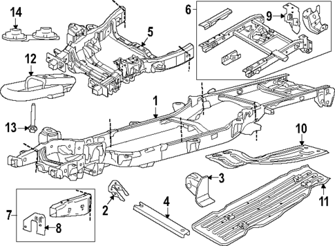 Frame & Components for 2017 Ford F-150 | OEM Parts Online