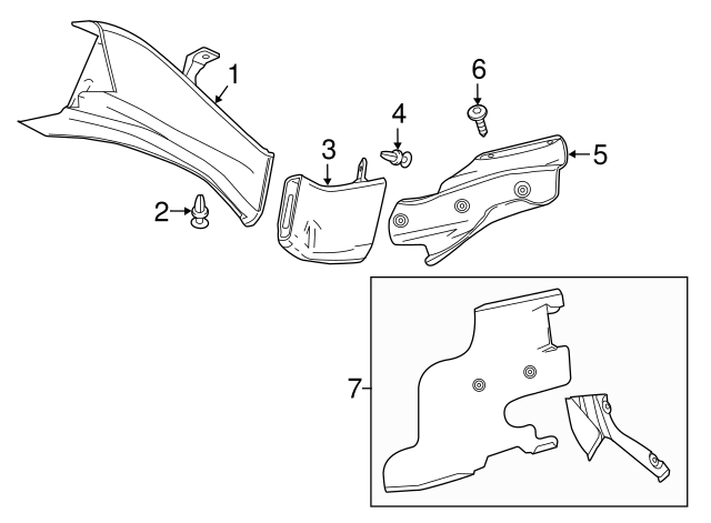 2019-2023 Chevrolet Camaro Front Duct 84210831 | QuirkParts
