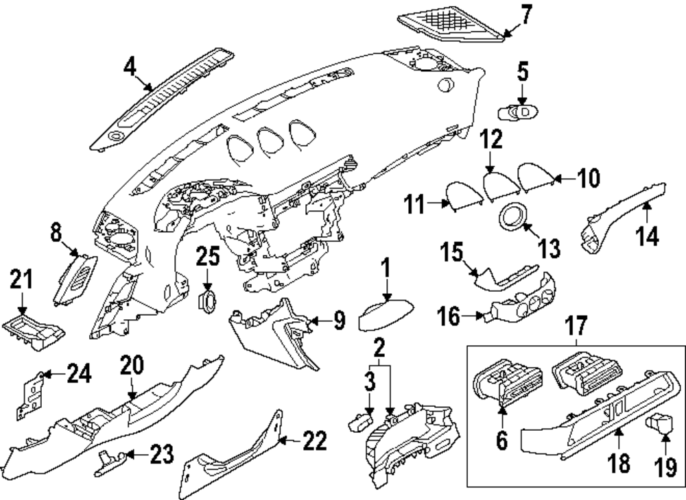 2023-2025 Nissan Z Instrument Light Rheostat 25273-4HH0A | Team Nissan Inc.