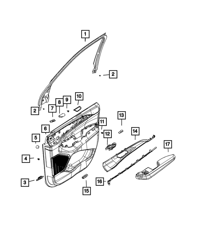 2021-2023 Jeep Map Pocket Lamp 68379077AB | My Mopar Parts
