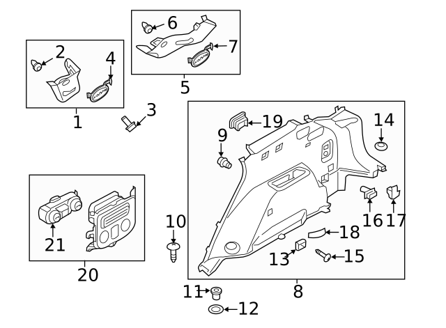 2014-2019 Hyundai 12 Volt Accessory Power Outlet 95120-2W700 ...
