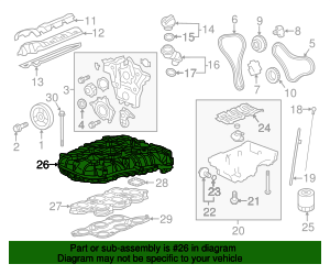 2009-2023 GM Upper Intake Manifold 12699182 | Auto Parts Express