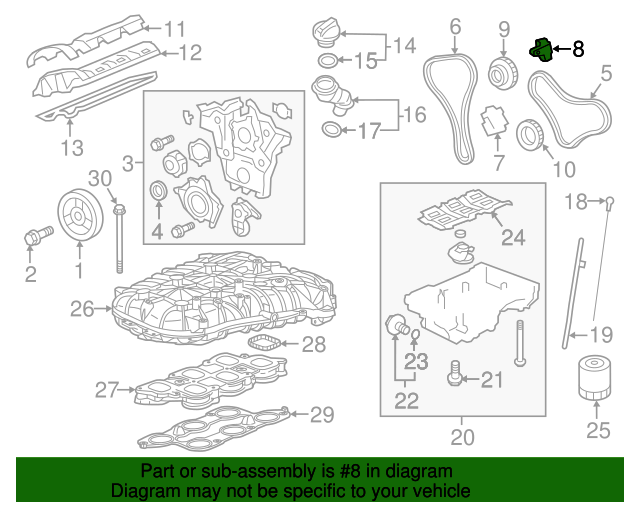 Tensioner - GM (12609259)
