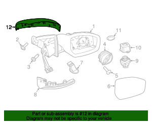 LR048353 - Mirror Cover - Primed Right Side - 2014-2020 Land-Rover ...