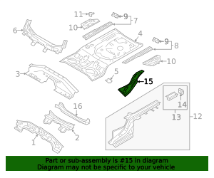 2019-2020 Mazda 3 Rail Cover - Driver's Side (LH) BDTS-54-7EX ...