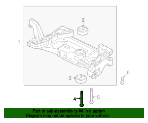 WHT-001-914 - Mount Bolt 2008-2015 Audi | Euro Parts 4 Less