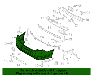 86650-3T000 - Bumper Cover 2015 Kia K900 | Kia.Parts Store