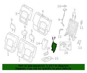 Ford M2DZ-78668B10-AA - Back Panel - 2021 Ford Bronco | OEM Ford Parts ...