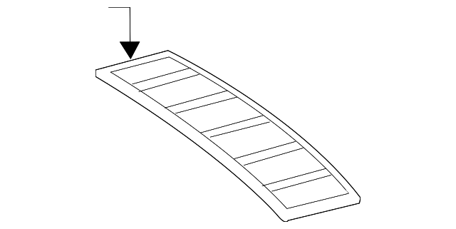 9106500000 - Rear Rail 2019-2021 Mercedes-Benz | Mercedes-Benz USA Parts