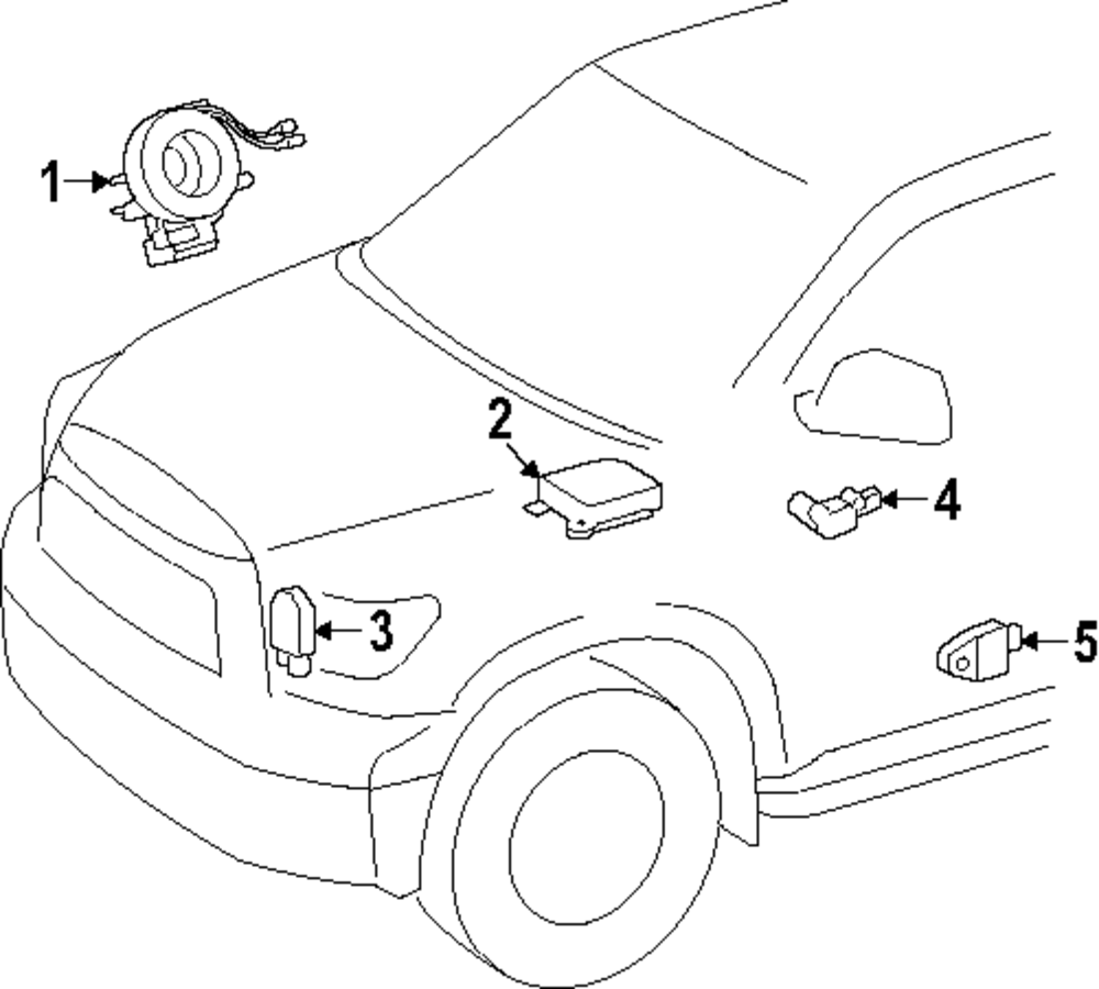 Genuine Toyota Diag Unit W/Sens part# 89170-04740 for 2024 Toyota ...