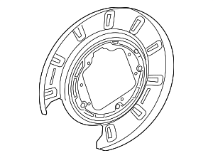 2014-2020 GM Rear Brake Shield 22775568 | AutoNationParts.com