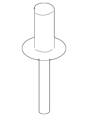 Genuine Wheel Opening Molding Rivet for 2011-2019 BMW | OEM Part# 07-14 ...