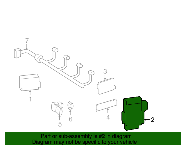 2016-2019 Mercedes-Benz Radar Sensor Bracket 166-885-56-14 | MB OEM Parts