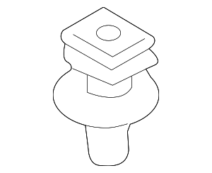 Genuine BMW 07-14-7-074-343 | Sill Molding Clip | FREE Shipping on Most ...
