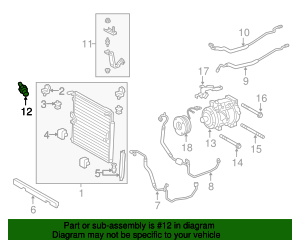 2010-2023 Lexus GX460 Pressure Switch 88645-04060 | OEM Parts Online