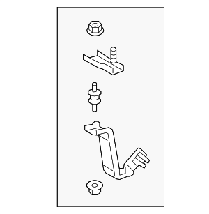 2010-2021 Lexus GX460 Bracket 88688-6B340 | OEM Parts Online