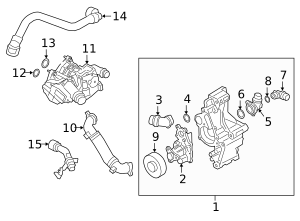 11538650984 - 2019-2024 BMW Cooling Pipe (11-53-8-650-984) | BMW of ...