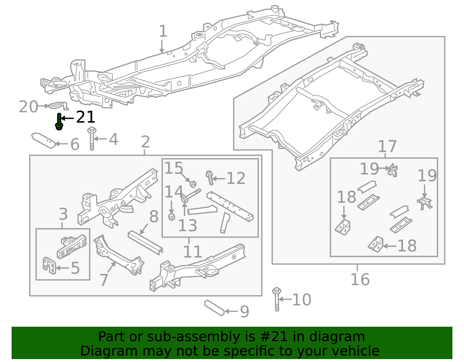 2019-2023 Ford Ranger Tow Hook Bolt W720626-S900 | QuirkParts