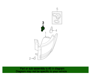2018-2020 Dodge Grand Caravan Tail Lamp Grommet 68236737AA | TascaParts.com