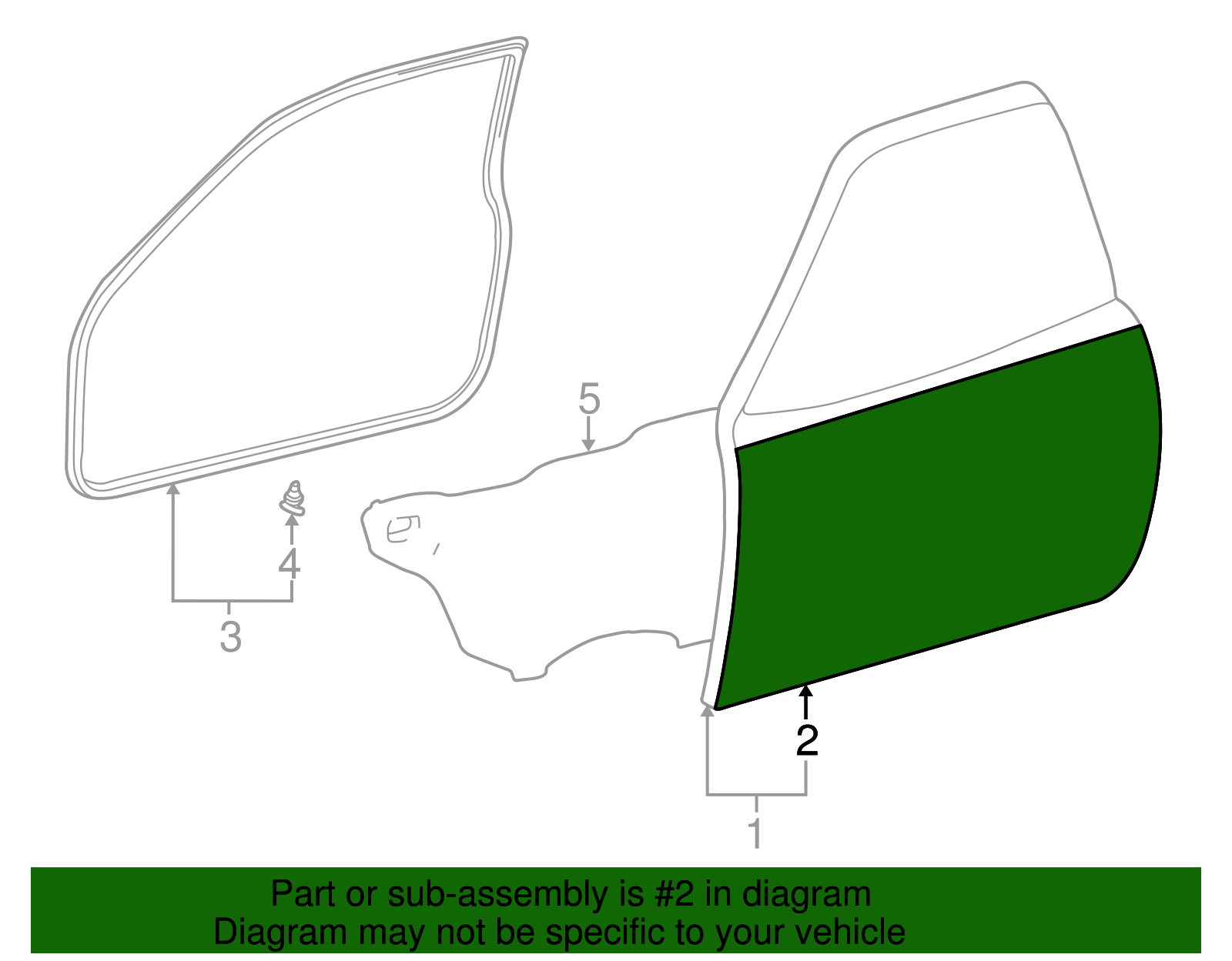 67112-42020 - High-Quality Door Outer Panel for 1996-2000 Toyota RAV4 ...