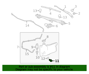 2014-2025 GM Windshield Washer Fluid Level Sensor 22872930 GM ...