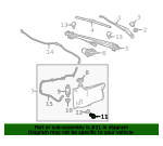 2014-2025 GM Windshield Washer Fluid Level Sensor 22872930 GM ...