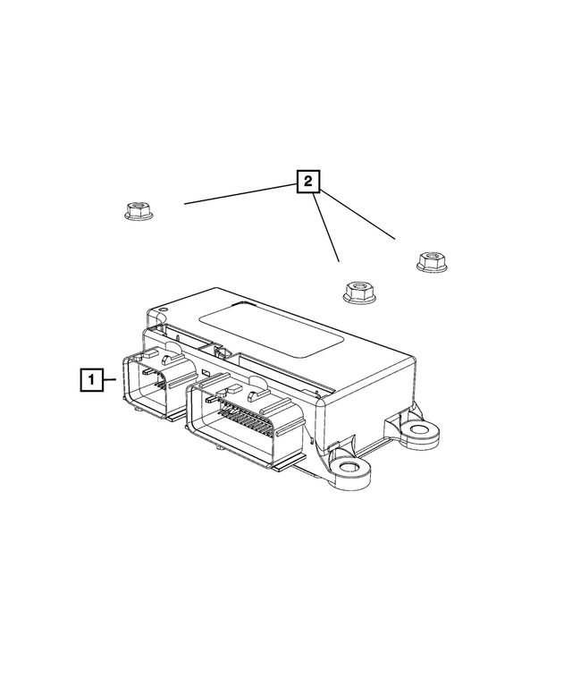 MOPAR OCCUPANT RESTRAINT MODULE - 68400421AB - 68400421AB | Mopar ...