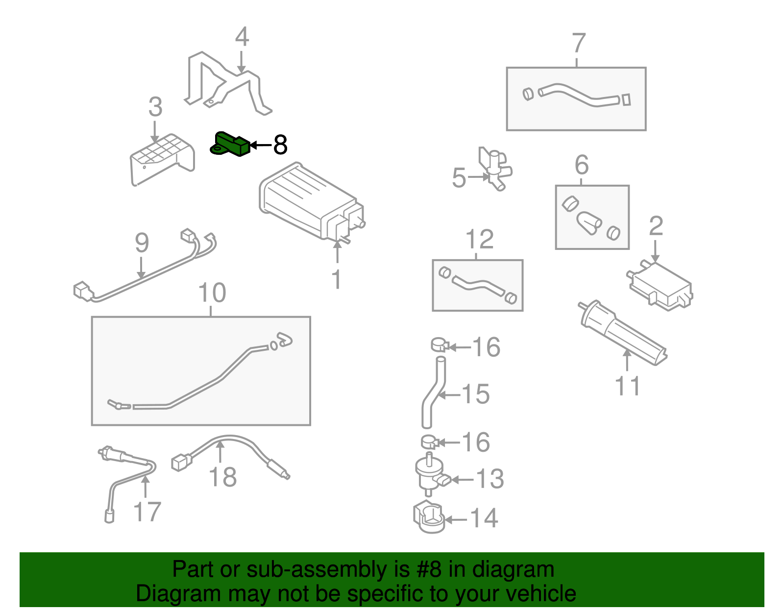 2007-2020 Hyundai Pressure Sensor 31435-2H000 | Retail Performance Auto ...