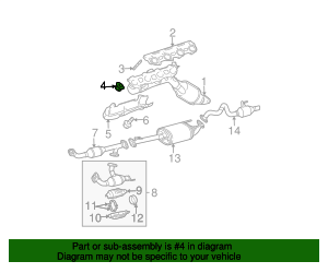 90080-17187 - Exhaust Pipe Lock Nut - 2000-2023 Toyota | OEM Genuine ...