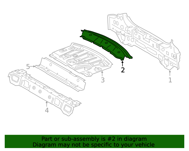 2019-2022 Mercedes-Benz Rear Body Reinforcement 177-642-02-00 ...